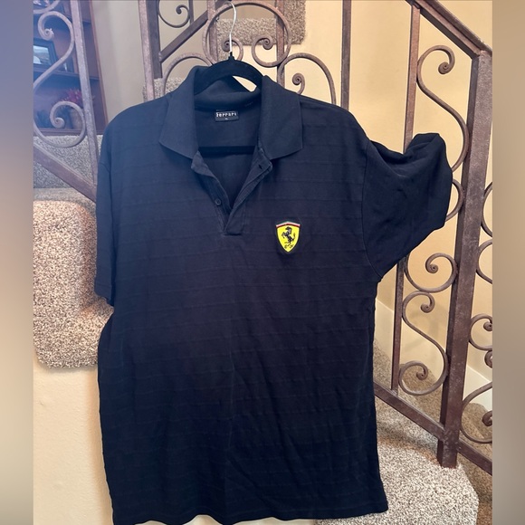 Ferrari | Shirts | Ferrari Official Licensed Short Sleeve Polo Shirt ...